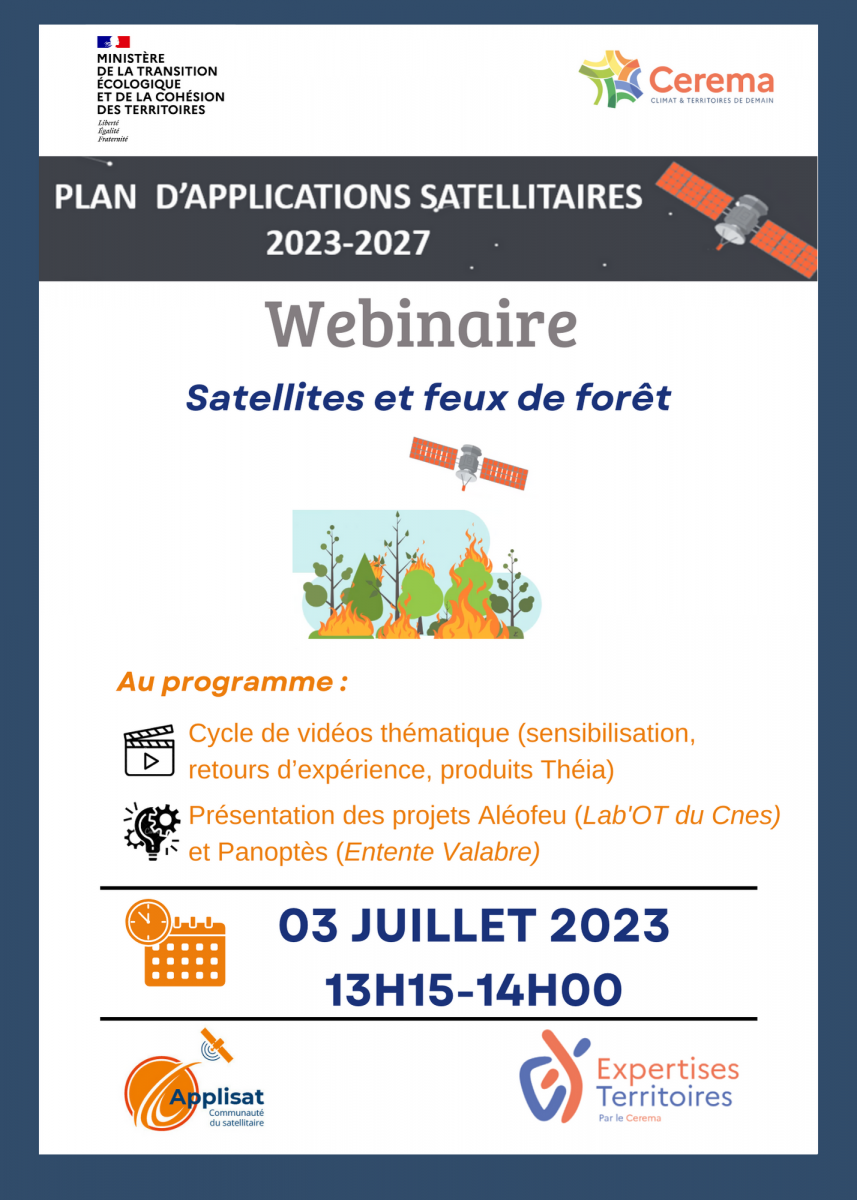 Webinaire consacré au suivi des feux de forêt par satellites - Réseau ... Webinaire consacré au suivi des feux de forêt par satellites - Réseau ...